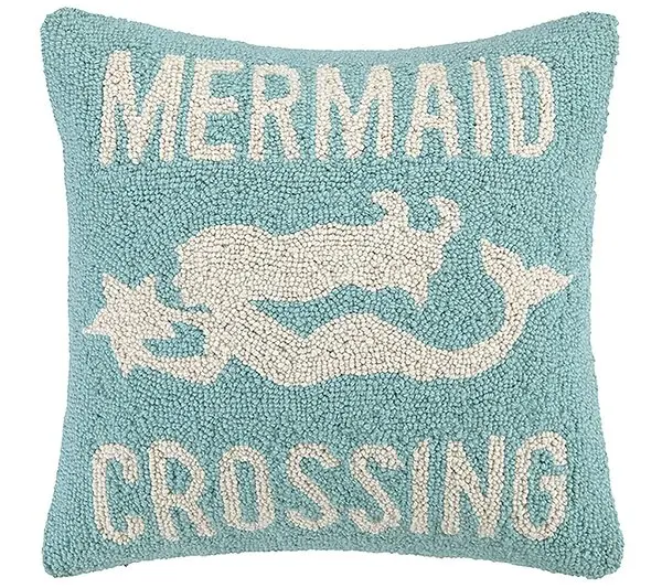 THE PILLOW SHOPPE Mermaid Crossing Hook Pillow - One-color