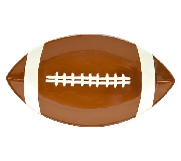 GODINGER League Football Platter - One-color