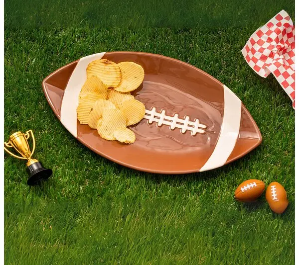 GODINGER League Football Platter