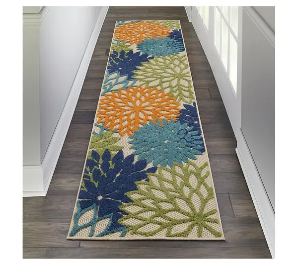 NOURISON HOME Aloha Tropical 2' X 6' Rug - One-color