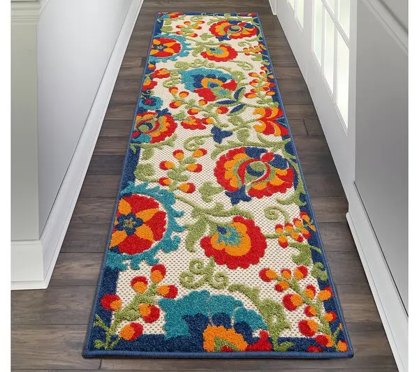 NOURISON HOME Aloha Farmhouse 2' X 6' Rug - One-color