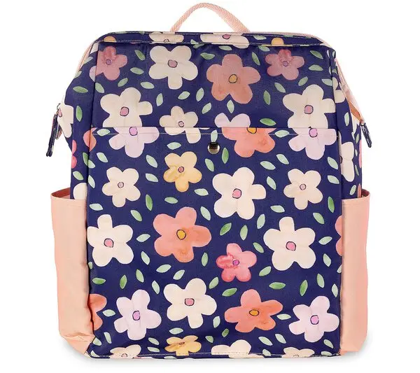 STEEL MILL & CO. Floral Printed Backpack Cooler
