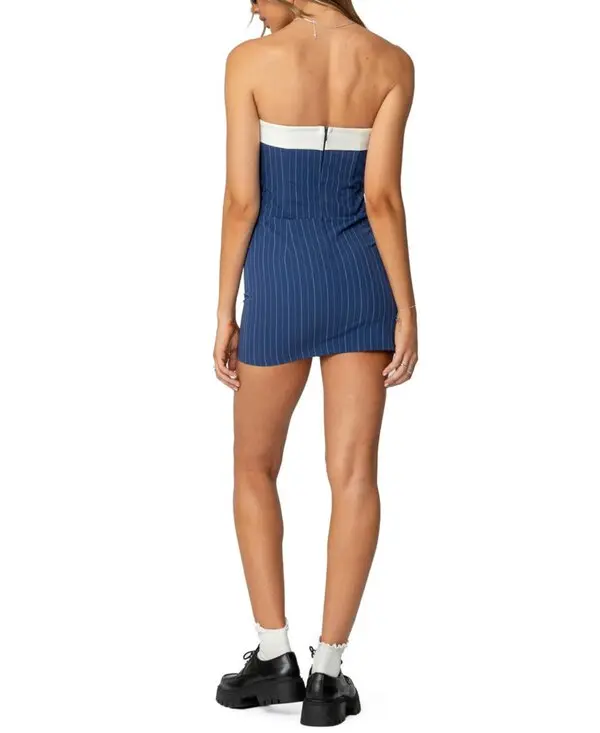EDIKTED Nori Pinstripe Dress