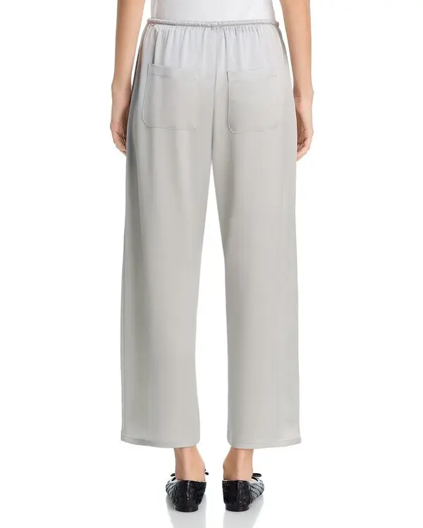 LESET Barb Crop Drawstring Pants - Cement