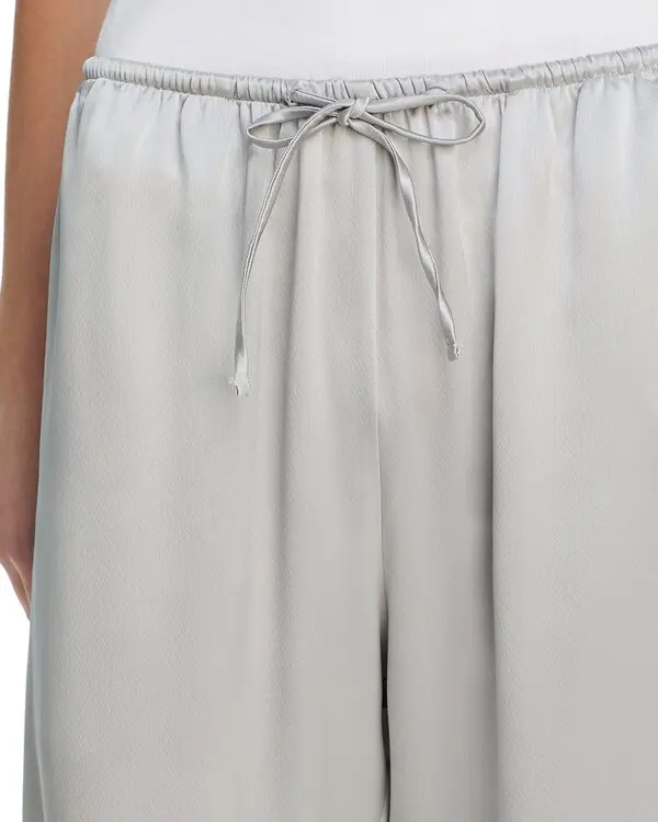 LESET Barb Crop Drawstring Pants - Cement