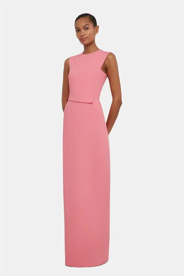 EMILIA WICKSTEAD Juulia Dress In Viscose Sable