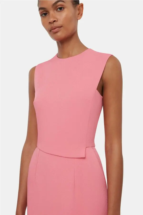 EMILIA WICKSTEAD Juulia Dress In Viscose Sable