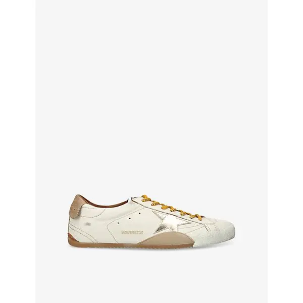 GOLDEN GOOSE True-star Leather Low-top Sneakers - White/comb