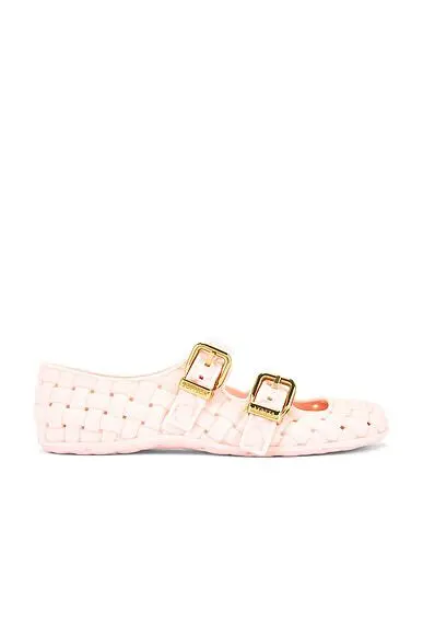 Bottega Veneta Amy Flat Sandals - Rose