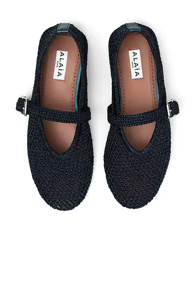 Alaïa Ballet Flat With Buckle Strap