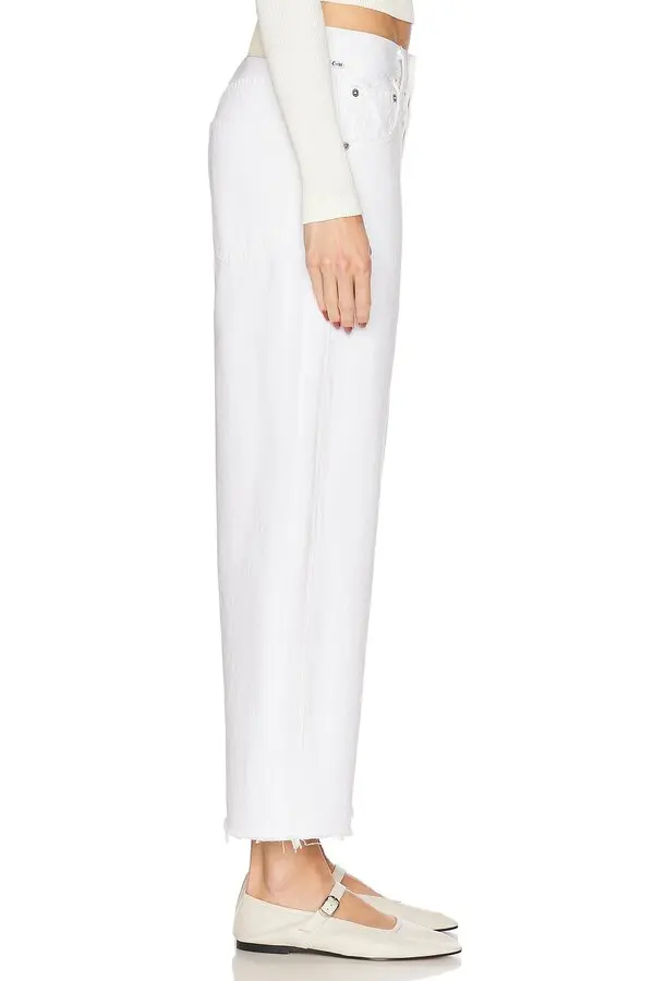 Citizens Of Humanity Ayla Undone Hem Crop Jeans
