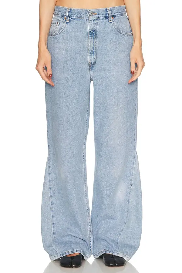 ALIGRACE Vintage Slouchy Wide Leg Jeans