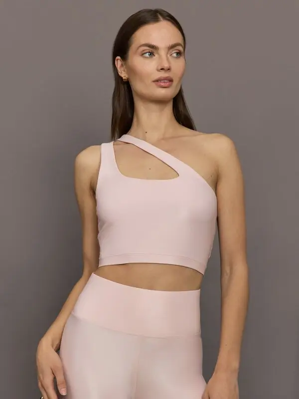 Carbon38 Takara Shine One-shoulder Bra Top - Lotus