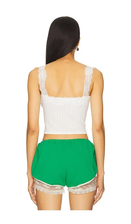 Yuhan Wang Lace Trimmed Camisole In White - 46% Off | Editorialist