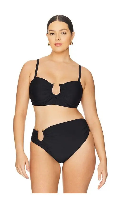 VILLA FRESCA Sofia Bikini Top - Black