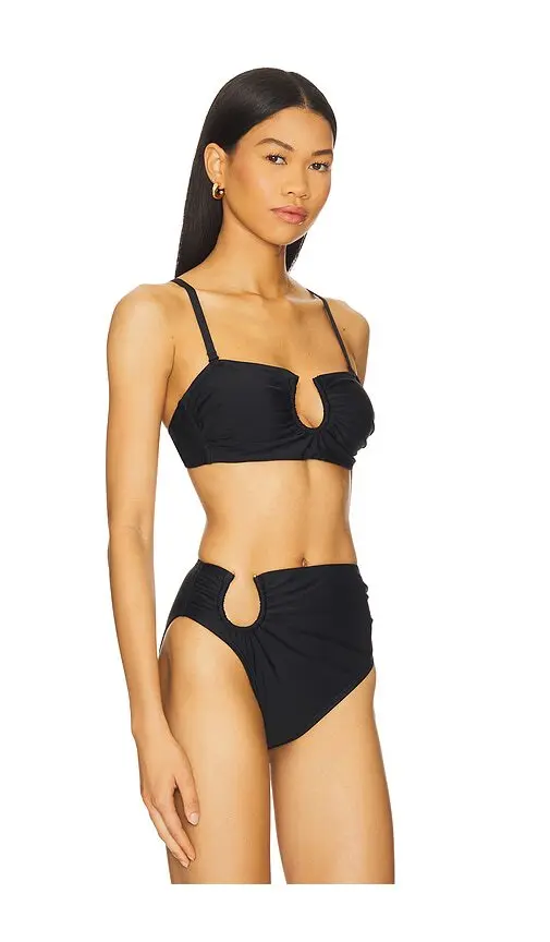 VILLA FRESCA Sofia Bikini Top - Black