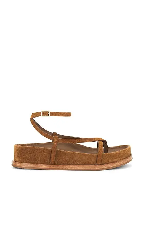 LOEFFLER RANDALL Ankle Wrap Footbed Sandal