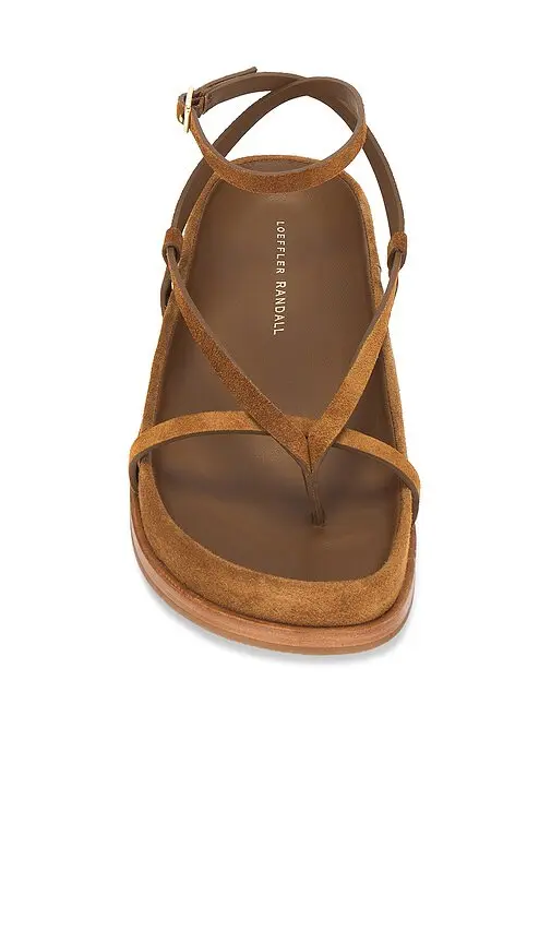 LOEFFLER RANDALL Ankle Wrap Footbed Sandal
