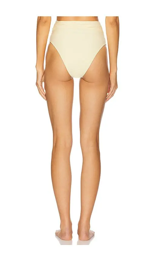 SHANI SHEMER Claire Bikini Bottom In Yellow - Butter