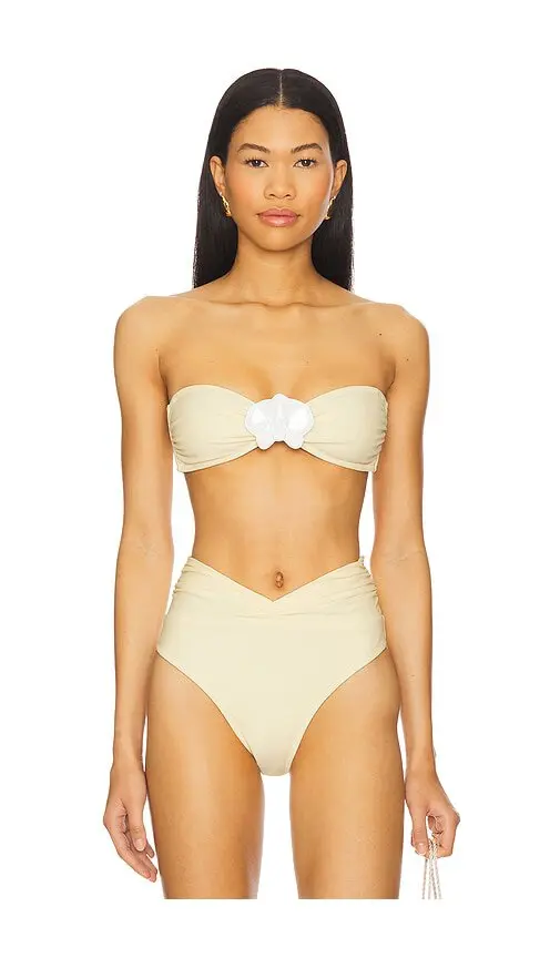 SHANI SHEMER Callisto Bikini Top - Butter