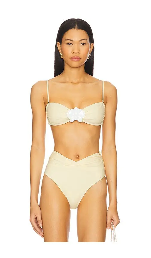 SHANI SHEMER Callisto Bikini Top - Butter