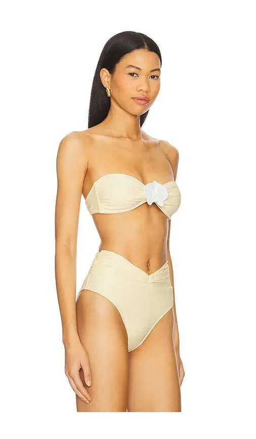 SHANI SHEMER Callisto Bikini Top - Butter