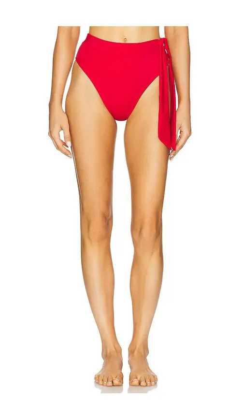 AWAY THAT DAY Tahiti Bikini Bottom - Red