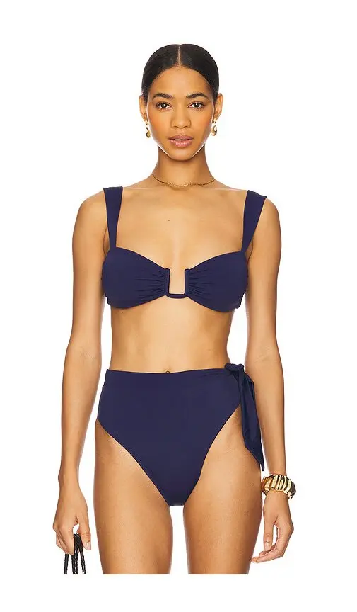 AWAY THAT DAY Cannes Bikini Top - Ocean