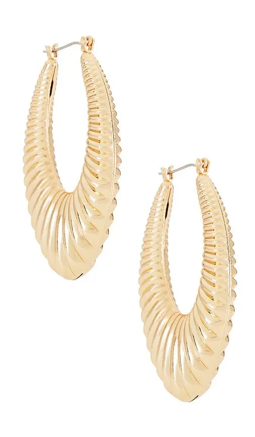 8 Other Reasons Collins Hoop Earrings - Gold