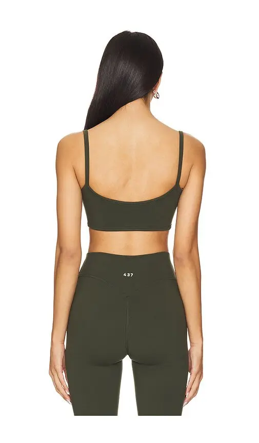 437 The Micro Bra In Dark Green - Forest