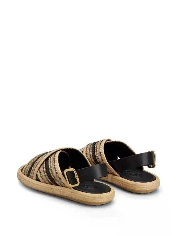 TOD'S Woven Sandals - Neutrals