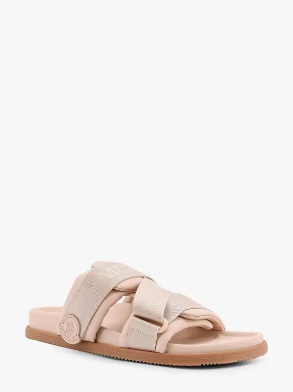 Moncler Mon Summer Leather Sandals - Pink