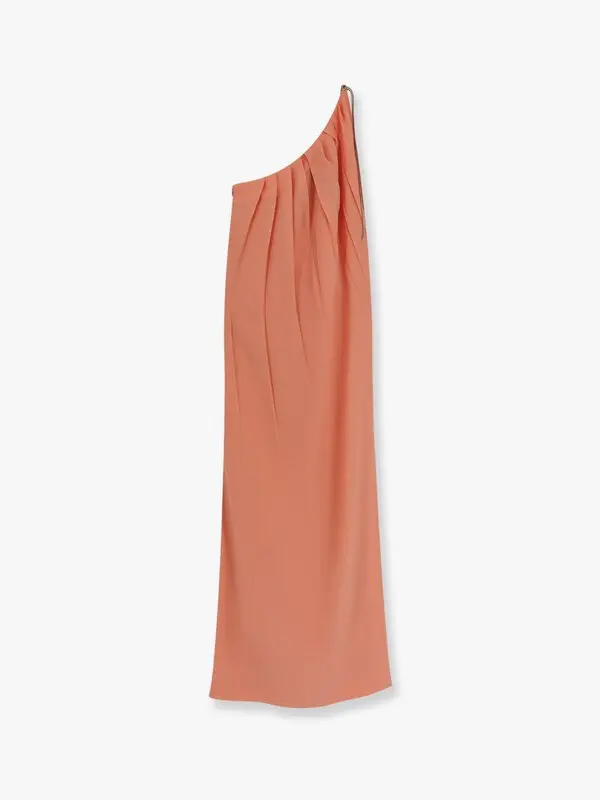 Max Mara Pontida One-shoulder Maxi Dress With Metal Detail