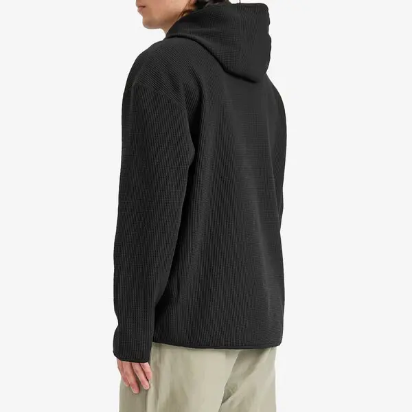 Snow Peak Dry Waffle Hoodie - Black | Editorialist