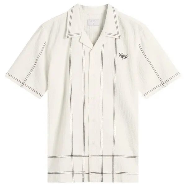 PERCIVAL Sicily Cuban Shirt - Ecru