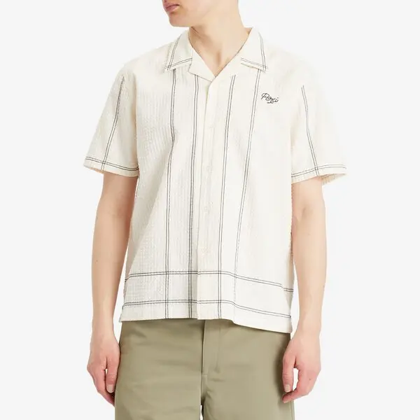 PERCIVAL Sicily Cuban Shirt - Ecru
