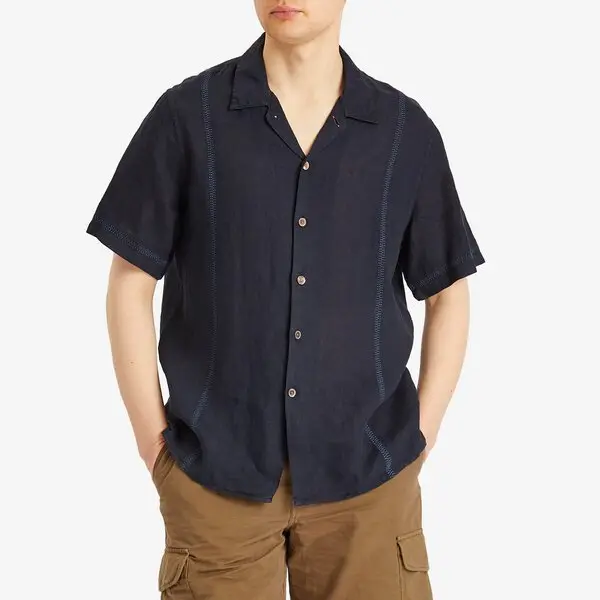 Paul Smith Stitch Embroidered Vacation Shirt