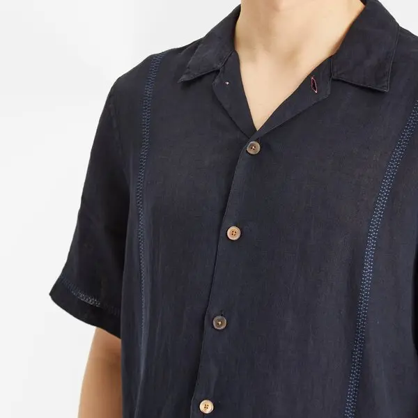 Paul Smith Stitch Embroidered Vacation Shirt