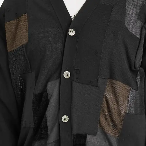 Junya Watanabe Multi Patchwork Cardigan