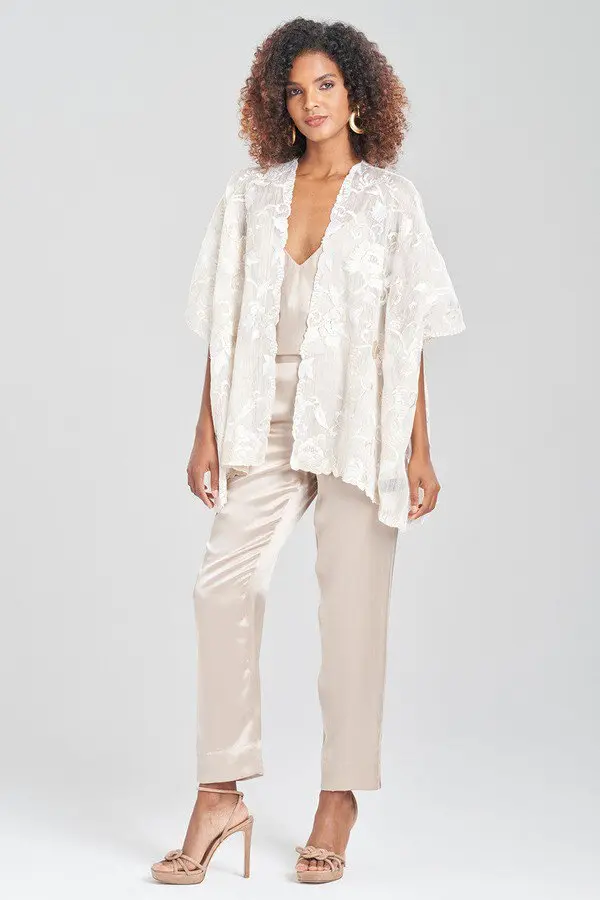 Natori Couture Piña Embroidered Jacket