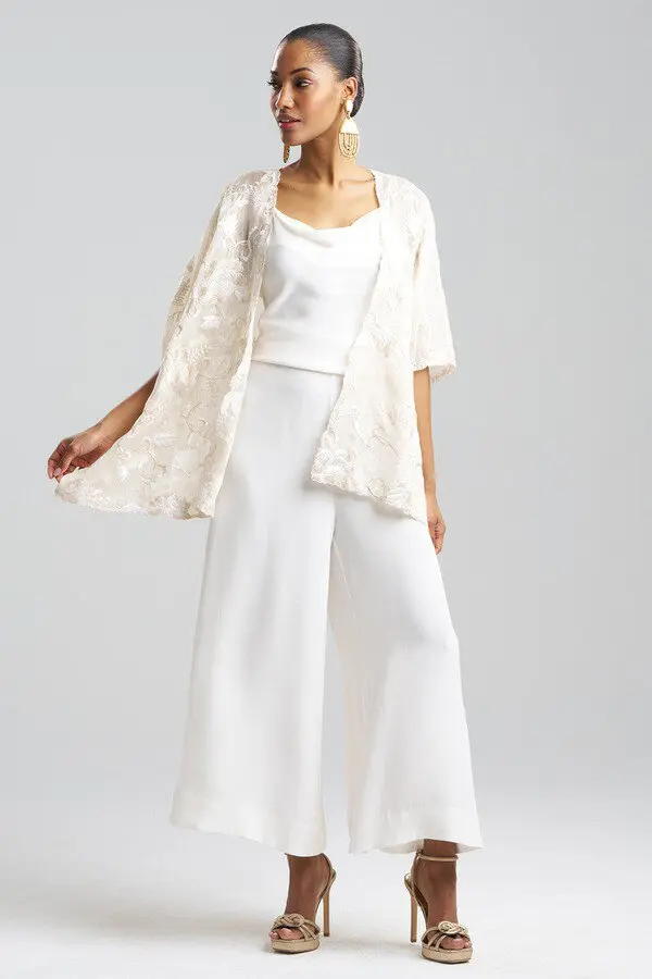 Natori Couture Piña Embroidered Jacket