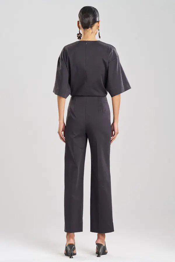 Natori Cotton Chino Straight Leg Trousers