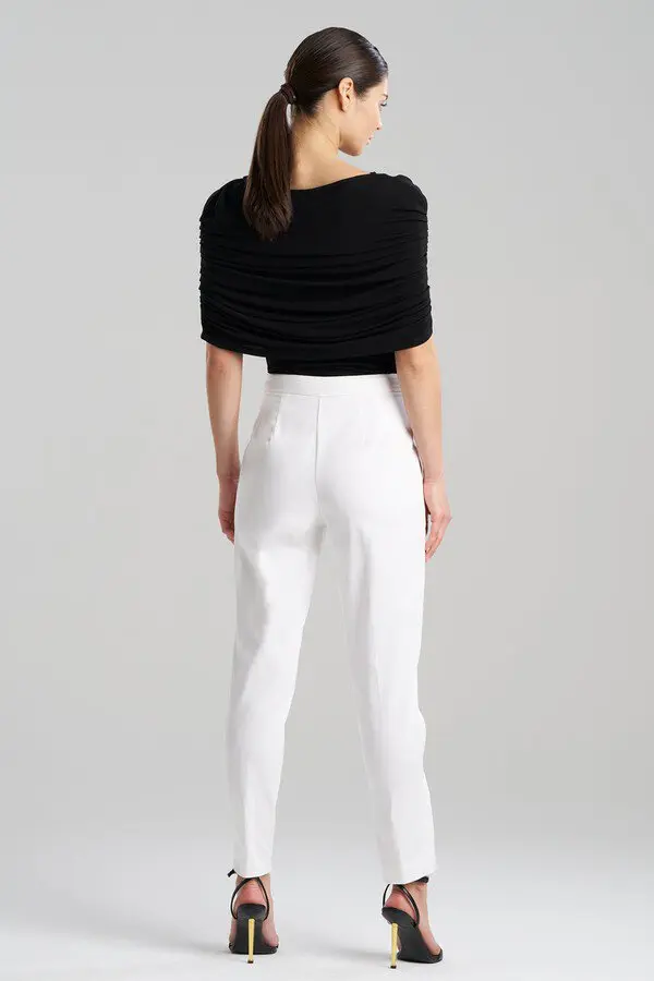 Natori Cotton Blend Chino Pants - White