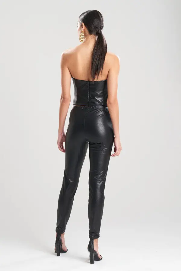 Natori Vegan Leatherette Leggings