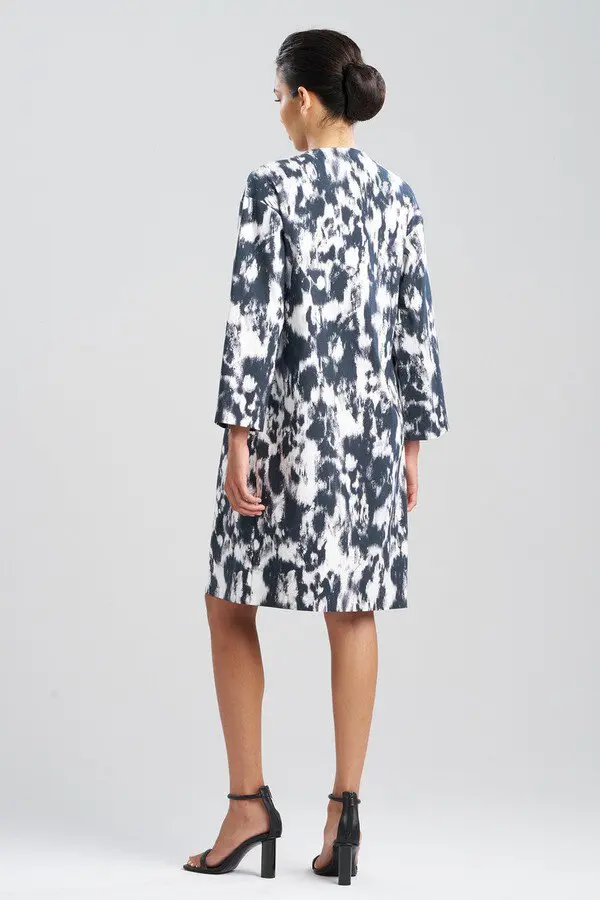 Natori Abstract Printed Coat