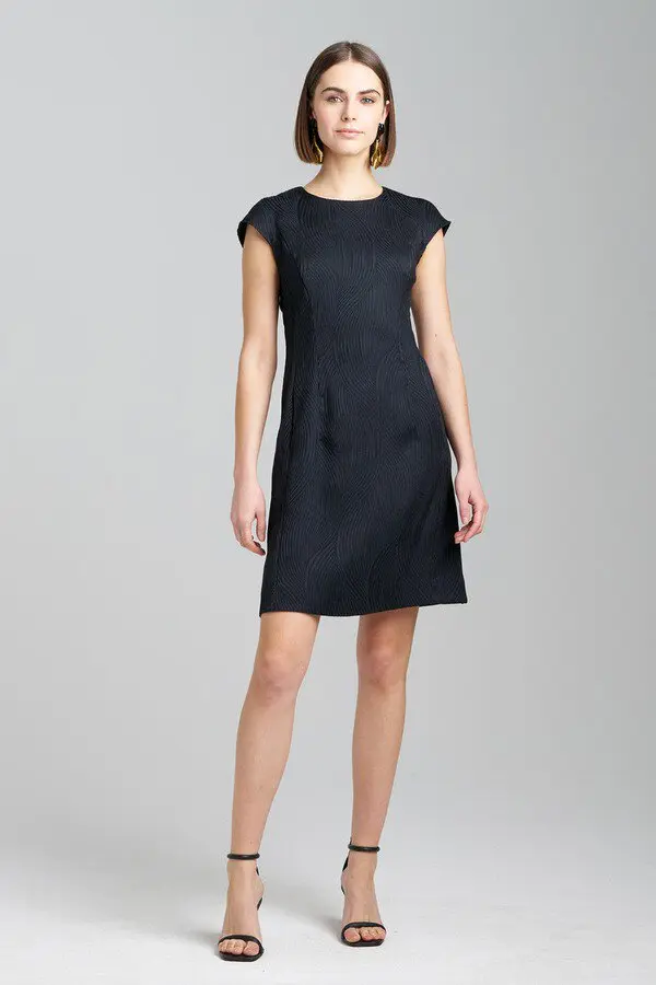 Natori Scroll Jacquard Shift Dress