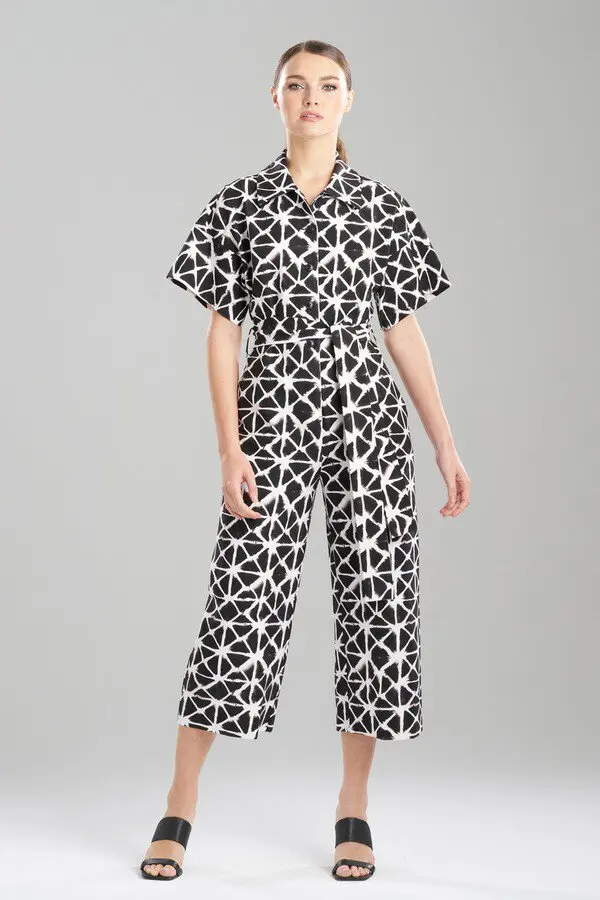 Natori Geo Printed Jumpsuit