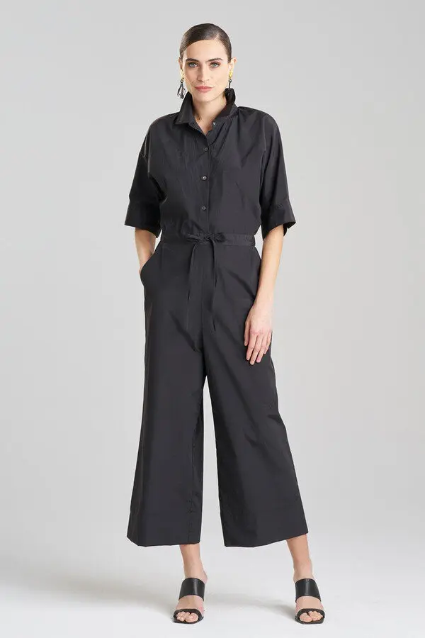 Natori Techno Poplin Jumpsuit