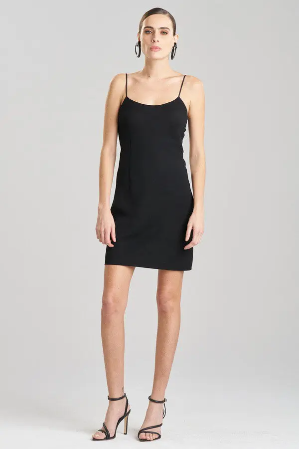 Natori Stretch Crepe Slip Dress