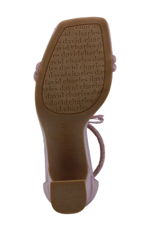 CHARLES DAVID Rafael Ankle Strap Sandal